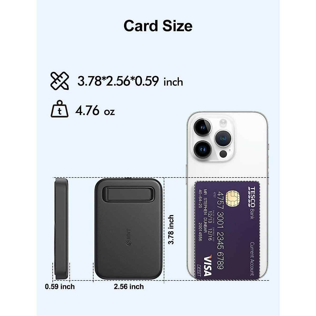 Mini Magnetic Portable Charger for iPhone,5200mAh Small Power Bank with Built-in Cable, Battery Pack Compatible with iPhone 14, Plus,Pro Max,13,12,11,XS,XR,X,8,7,6s,AirPods etc,Non-Wireless Charging.