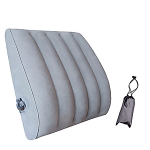 MYRRHE Travel Pillows， Portable Ultralight Inflatable Pillow PVC Sleep Cushion Office Travel Bedroom Hiking Collapsible Waist