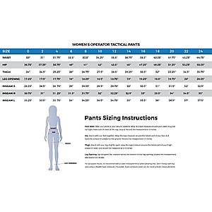 LAPG Women's Uniform Tactical Pants, Elastic Waistband, Durable Work Training Cargo Pants for Women, Navy, Size 16, Short