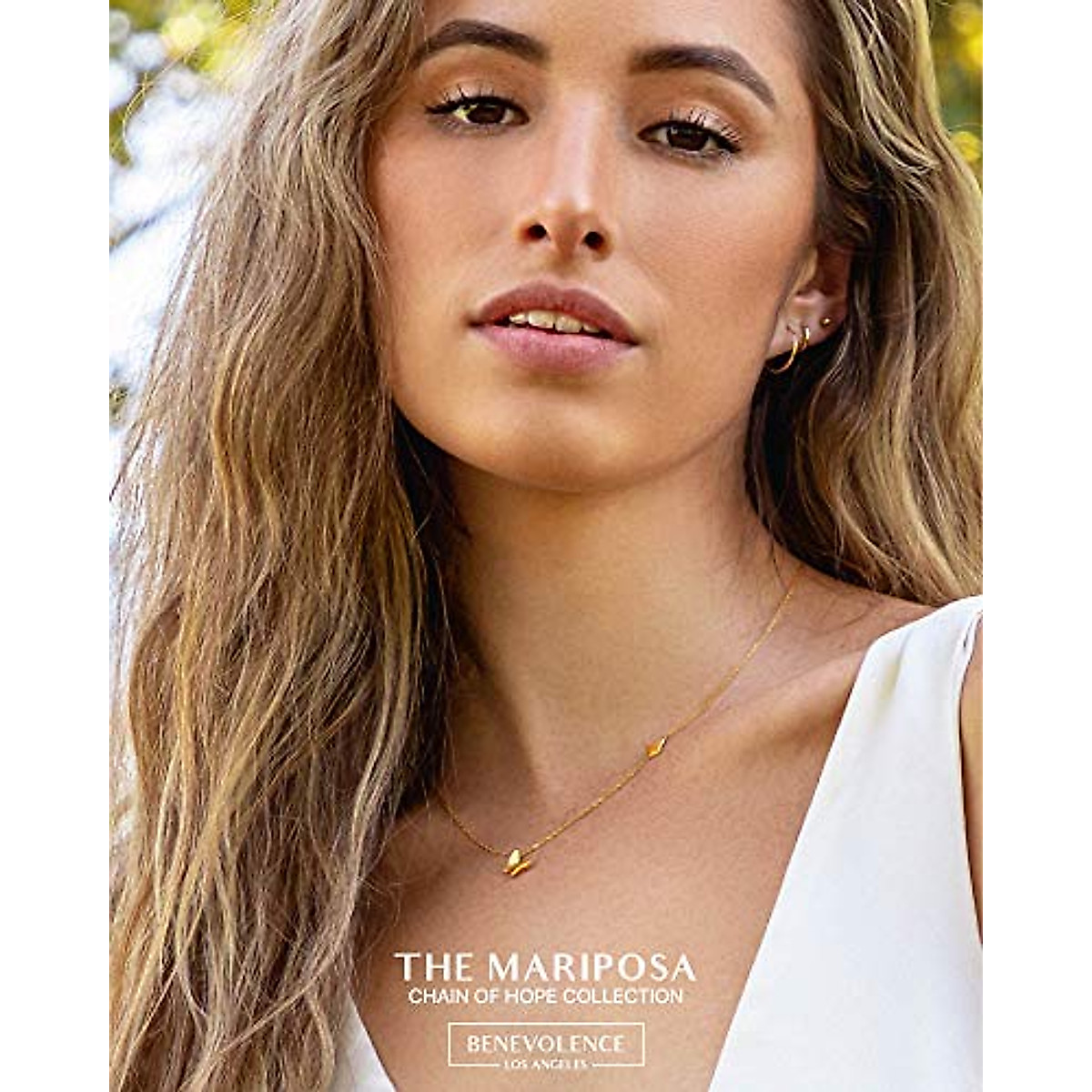 Benevolence LA Gold Butterfly Necklace, 14k Gold Dipped Butterfly Necklaces for Women, Cute Butterfly Necklace, Dainty Butterfly Jewelry, Gold Necklaces, Gifts for All Occasion