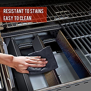 PatioGem 17.5 Inch 7620 Flavorizer Bars Fits for Weber Genesis 300 Series, Genesis E310 Parts, Fits for Weber Genesis E310 Grill Parts, Genesis E310 Flavorizer Bars