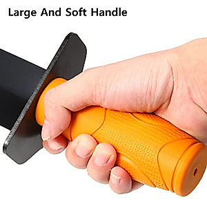 NUOSHIKE Metal Detector Digger Tools with Coin Probe, 7.48 inch Blade, Heavy Duty Serrated Edge Digger,Garden Knife with Sheath for Belt Mount