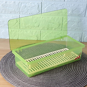 Cabilock Box Utensil Organizer Cutlery Tray Silverware Tray Camping Storage Containers Spoons Silverware Flatware Organizer Drawer Flatware Tray Utensil Storage Container Tableware Drainer