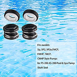 PS-200 354545 5/8" Shaft Seal Fit for Swimming Pool/Spa Pump Aqua Flo Aqua-Flo Xp, XP2, XP2e 92500150 SPX2700SA (2/Pack)