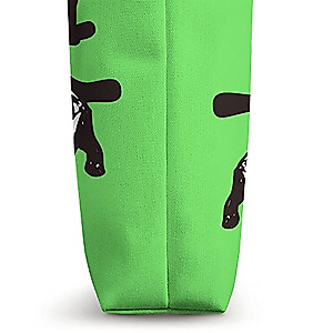 Godzilla Hedorah 50th Anniversary Black Line Art - Green Tote Bag