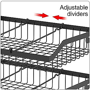 Yuyetuyo 3-Tier Can Rack Organizer for 54 Cans,Stacking Can Dispensers for Kitchen Cabinet Pantry Countertop,Stackable and Height Adjustable Can Rack Organizer with Adjustable Dividers