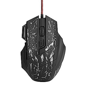 Gaming Mouse, Gojiny 7 Buttons USB Wired Optical Game Gaming Mouse Light Computer Mouses for PC Games