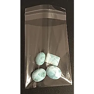 UNIQUEPACKING 100 Pcs 3x4 Crystal Clear Resealable Recloseable Cello/Cellophane Bags