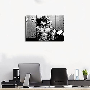 YYUU Gurappura Baki Poster Baki Hanma Poster Baki Poster (19) Posters for Room Aesthetic Bedroom Decor Art Poster 08x12inch(20x30cm) Frame-style