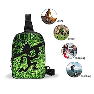 Hatchetman-ICP Chest Package Sling Bag Large Capacity Daypack Chest Shoulder Backpack Chest Bag Daypacks