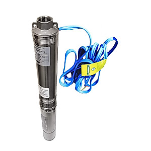 Hallmark Industries MA0419X-12A, Deep Well Submersible Pump, 2HP, 230V 60HZ, 33 Gpm, Stainless Steel, for 4" or bigger well