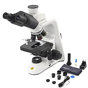 SWIFT 40X-2500X Compound Trinocular Microscope Stellar Pro-T-BD, Brightfield Darkfield, Research-Grade Infinity Corrected, Mechanical Stage, Ultra-Precise Focusing, Camera-compatible, Darkfield Slider