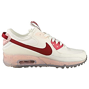 Nike Women's Air Max 90 Futura Shoes, Summit White/Pomegranate-pink, 6