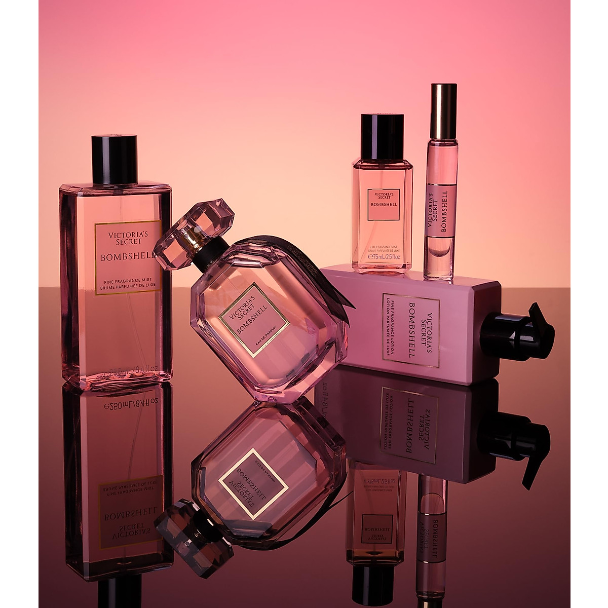 Victoria's Secret Bombshell Eau de Parfum Rollerball, Notes of Purple Passion Fruit, Shangri-La Peony & Vanilla Orchid, Travel Size Mini Perfumes for Women (0.23 oz)