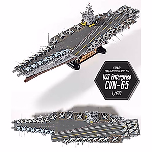 Academy USS Enterprise CVN-65 Aircraft Carrier Plastic Model Kits 1/600 Scale