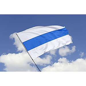 Russian New Anti-War White Blue white Protest Flag 3x5 Ft / 90x150 cm