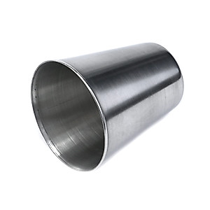 Mewutal 4-Pack 70ml/2.37oz Stainless Steel Wine Glass, Shot Glass Drinker Drinker with a Brown Leather Storage Box