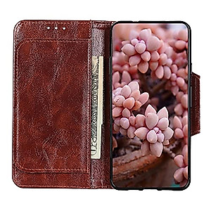 Wallet Case for Motorola ThinkPhone, [6 Card Slots] [Kickstand] PU Leather Flip Folio Cover for Motorola ThinkPhone, Brown