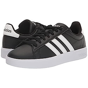 adidas Men's Grand Court 2.0 Tennis Shoe, Core Black/FTWR White/Core Black, 11