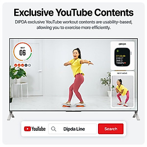 DIPDA- Compact Core Twisters for Home Gym - Workout Twist Boards for Exercise Twister | Twister Exercise Board | Ab Board Exercise Twister Board As Seen on TV | Twisting Waist Exercise Equipment