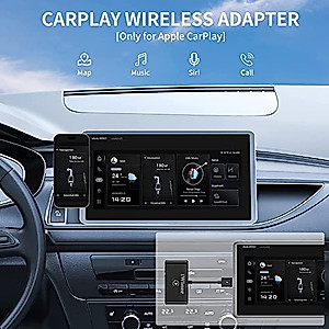 Wireless Carplay Adapter, iWiner 2023 Upgrade CarPlay Wireless Adapter Dongle for iPhone(i-OS 10+) Auto to Wireless Connect to Factory Wired CarPlay Cars from 2015 Plug & Play