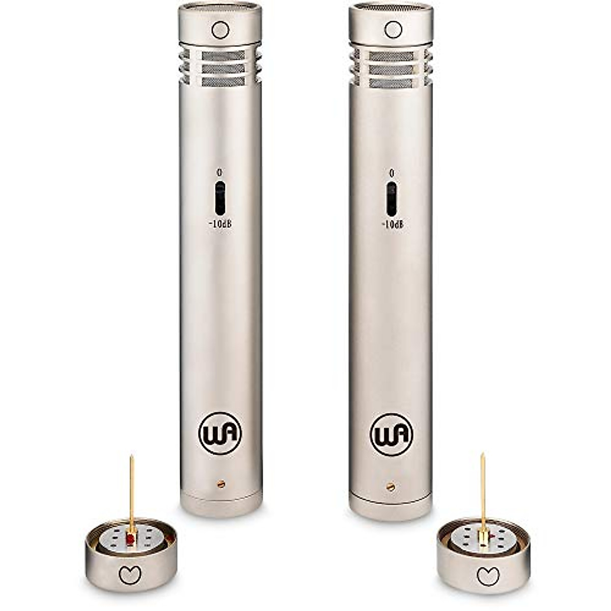Warm Audio WA-84 Premium Stereo Package - Multi-pattern Small-diaphragm Condenser Microphone - Nickel