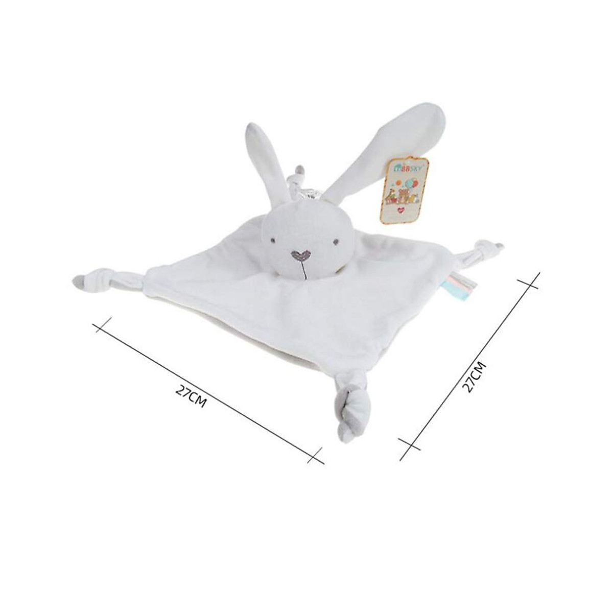 Baby Security Blanket Rabbit Elephant Security Blanket Animal Plush Stuffed Blanket for Nursery Baby Toddlers Newborn