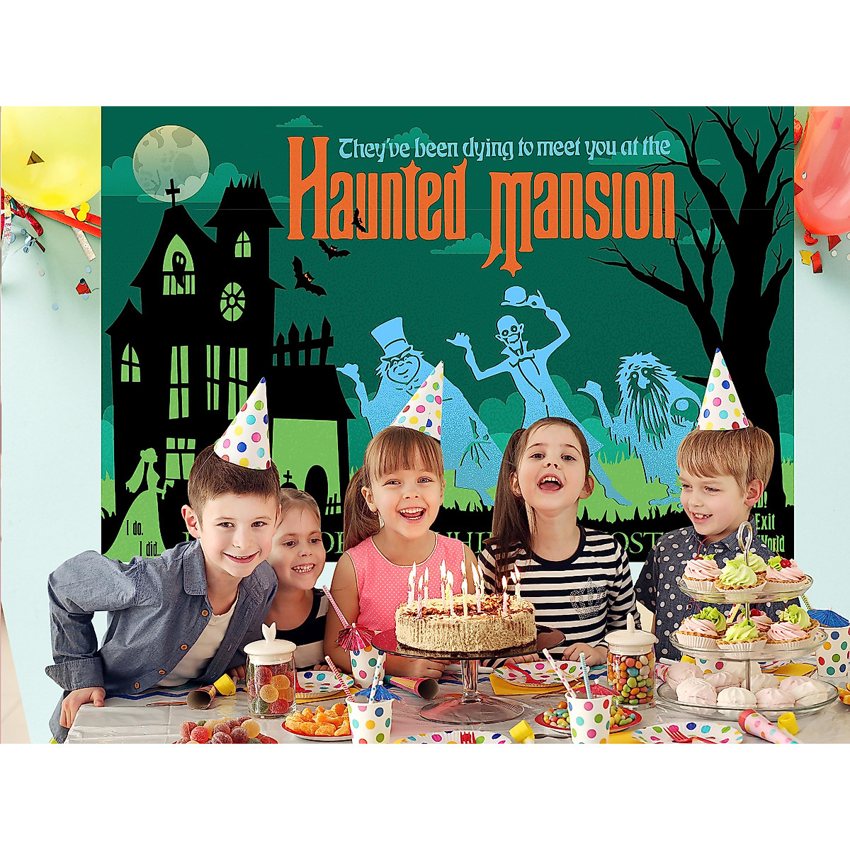 Happy Birthday Backdrop, Birthday Party Decorations Party Supplies Happy Birthday Banner Photography Background