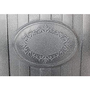 FCMP Outdoor All Weather Outdoor Salt and Sand Storage Bin, Granite Grey