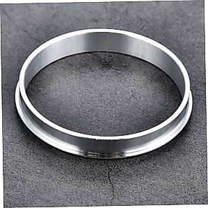 CRAFTHROU 2pcs Coffee Makers Sealing Ring Silver Cup Seal Replacement Aluminum Sealing Machine Ring Cup Sealer Machine Parts