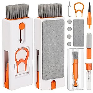 11 in1 Laptop Keyboard Cleaner Kit, Airpod Cleaner Kit with Brush for Camera Lens, Electronic Cleaner Kit for Screen/Electronic/ipad/Phone