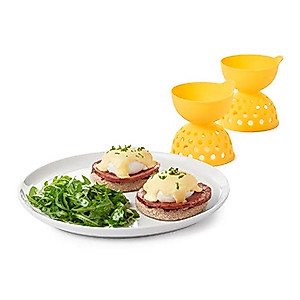 OXO Good Grips Silicone Egg Poachers (Set of 2),Yellow