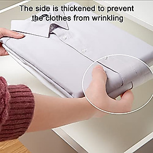 10 Layer Stackable T Shirt Trays Board with Clips Wardrobe Shelf Dividers Closet Organizers Pants Clothes Folder Storage System