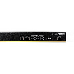 Vertiv Avocent ACS8000 Serial Console, 8 Port Serial Console Server, Dual AC Power, Expanded Memory Capabilities, Remote Data Center and Out of Band Management, Analog Modem (ACS8008MDAC-400)