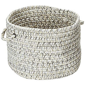 Colonial Mills Corsica Utility Basket, 14 by 10-Inch, Silver Shimmer