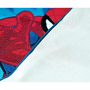 Marvel Spider-Man Classic Printed Area Rug | Indoor Floor Mat, Accent Rugs For Living Room and Bedroom, Home Decor For Kids Playroom | Comic Book Gifts And Collectibles | 72 x 52 Inches