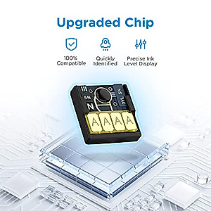 934XL and 935XL Ink Cartridges Compatible for HP 934 935 XL Combo Pack, for Officejet Pro 6830 6230 6835 6812 6815 6820 6220 6800 (1 Black,1 Cyan,1 Magenta,1 Yellow, 4 XL Pack)