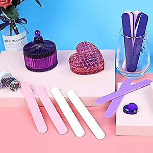 HTVRONT Stir Sticks for Epoxy Resin, 20PCS PVC Mixing Sticks, 4 Colors Reusable Plastic Stirring Sticks for Mixing Resin, Epoxy, Liquid, Paint, Molds, DIY Crafts