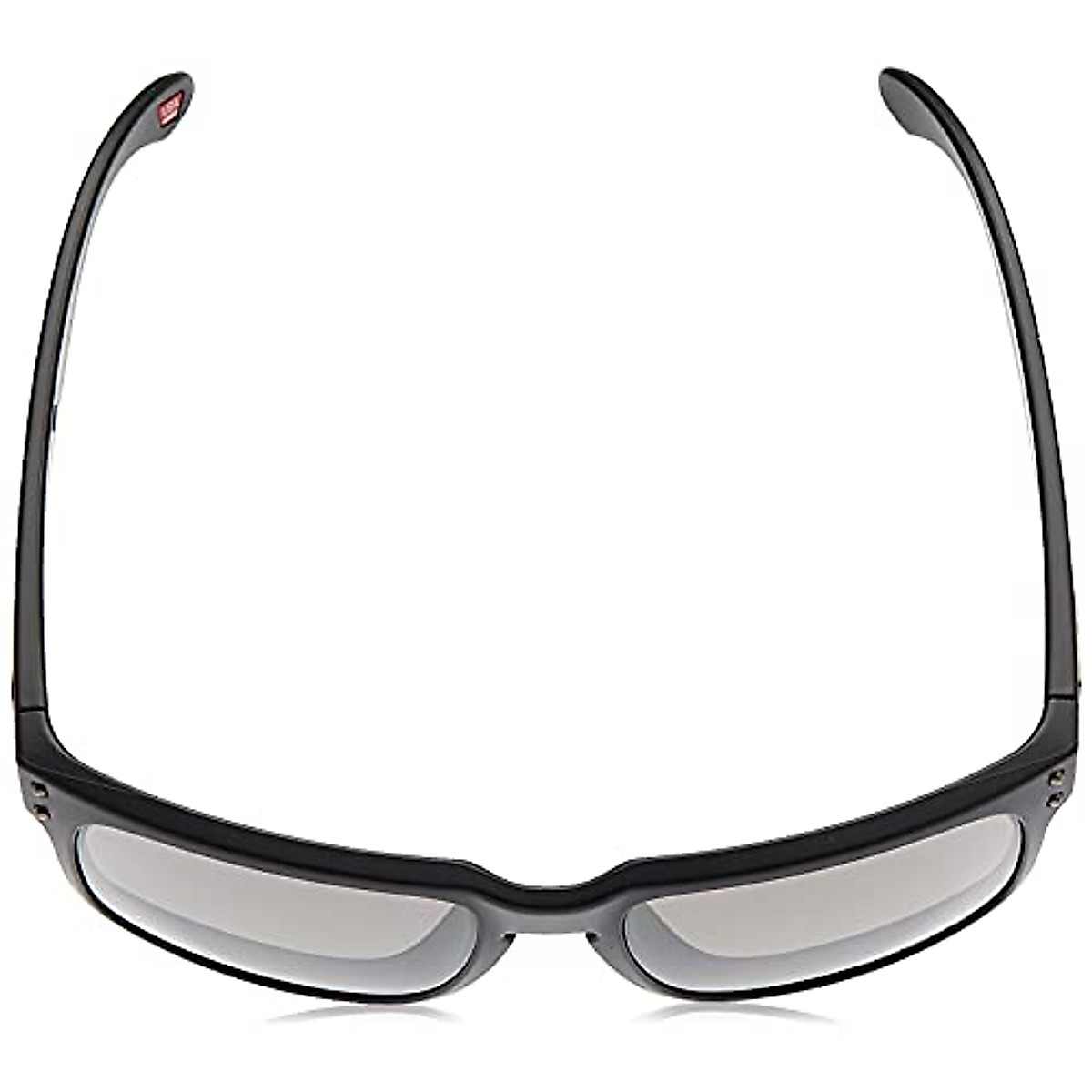 Oakley Men's OO9102 Holbrook Square Sunglasses, Matte Black on Black/Prizm Black Polarized, 57 mm