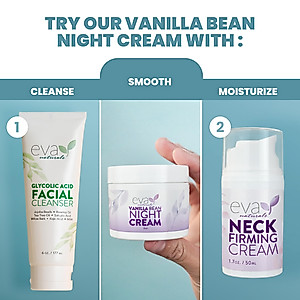 Eva Naturals Vanilla Bean Night Cream by Eva Naturals (60 ml) - With Vitamin E and Green Tea