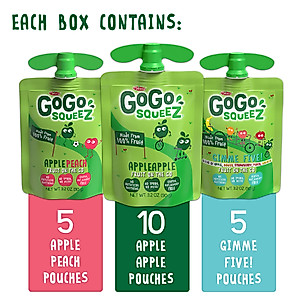 GoGo squeeZ yogurtZ and Fruit on the Go Variety Packs (60 Count)