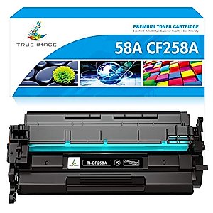 TRUE IMAGE Compatible Toner Cartridge Replacement for HP 58A CF258A CF258X 58X for HP Pro MFP M428fdw M404dn M404n M404dw M428fdn M428dw M404 M428 Printer Ink (Black, 1-Pack)