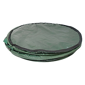 ADROIT 33 Gallon Pop-up Trash Bin with Zippered Cover | 22" x 25" (55.9 cm x 63.5 cm) | Durable & Foldable | Ideal for Recycling & Yard Cleanup