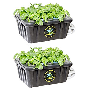 Hydrofarm 20 Site Hydroponics Compact Recirculating Cloning System Kit (2 Pack)