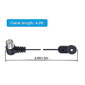 AM FM Antenna, Ancable Stereo Indoor 75 Ohm FM Antenna and AM Loop Antenna Kit for Yamaha Onkyo etc Table Top Home Hi Fi Sound Stereo Receiver Radio Receiver Antenna