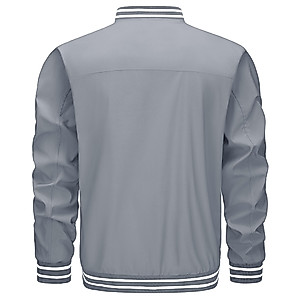 TACVASEN Men's Spring Jackets Lightweight Men Jackets Casual Light Windbreaker Jackets For Men Casual Summer Casual Jackets Track Jacket