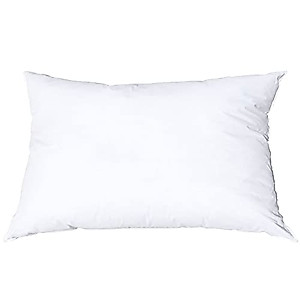 Pillowflex Synthetic Down Pillow Insert - 14x20 Down Alternative Pillow, Lumbar Pillow Insert for Sham - Back Pillow, Travel Size Pillow - Polyester Neck Pillow - 1 Decorative Pillow Form