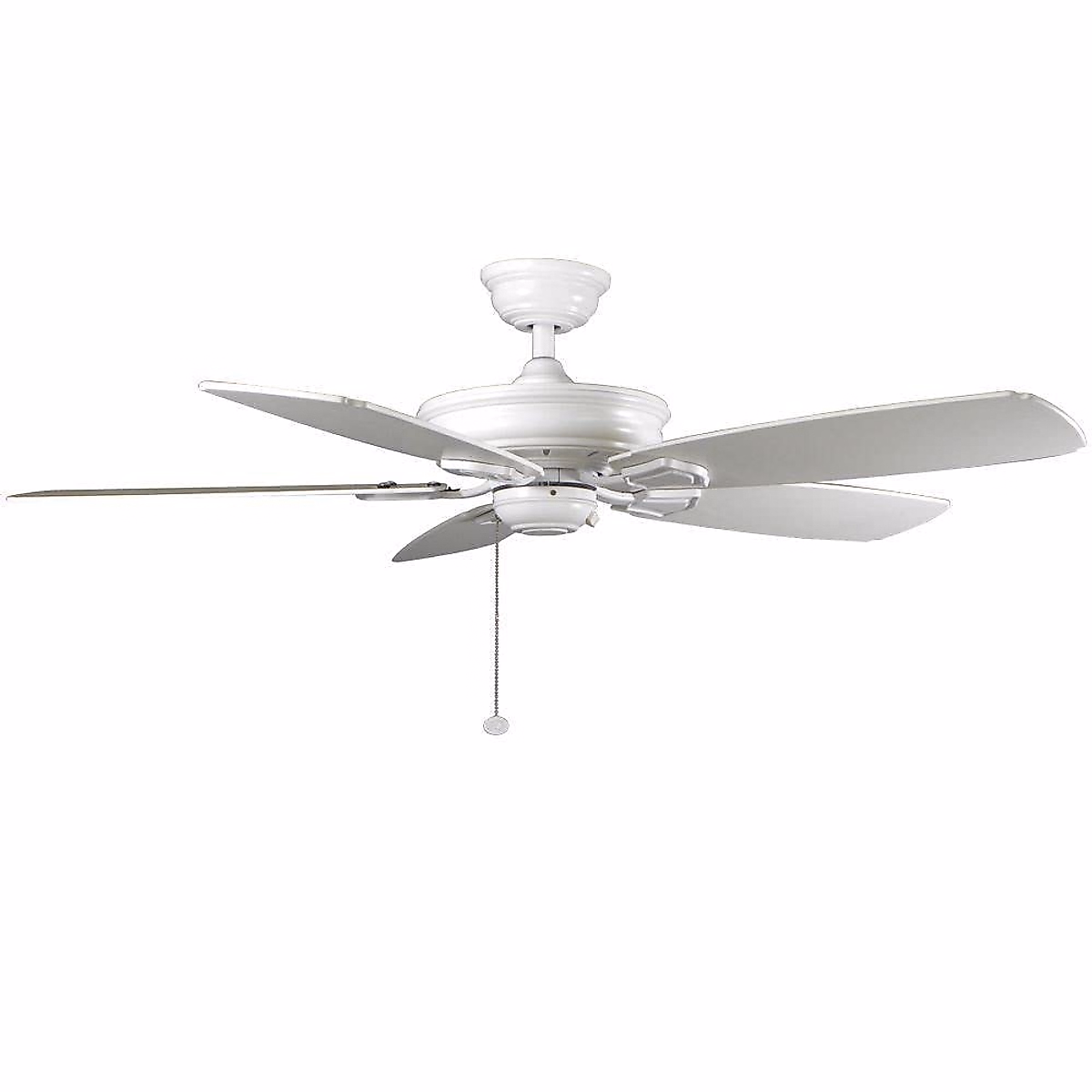 Hampton Bay Heirloom 52 in. Indoor/Outdoor White Matte Ceiling Fan