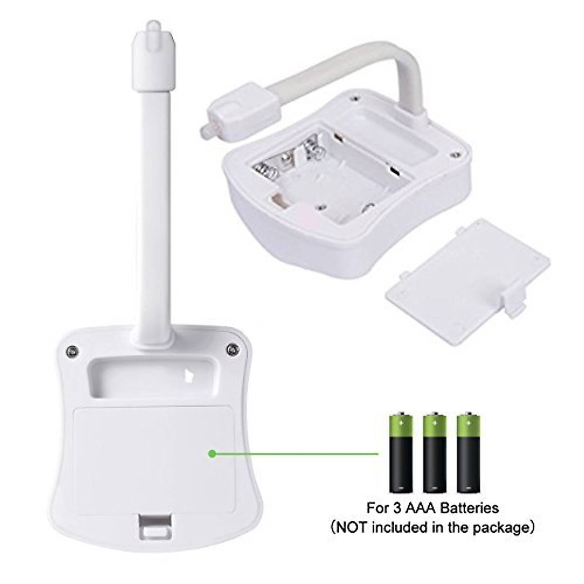 Toilet Night Light 2Pack by Ailun Motion Sensor Activated LED, 8 Colors Changing Toilet Bowl Illuminate Nightlight for Bathroom Battery Not Included Perfect with Water Faucet Light