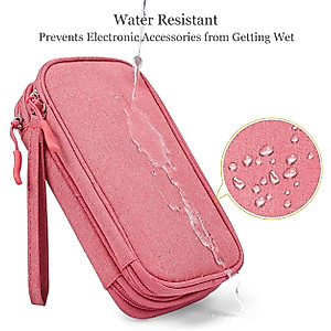 CAOODKDK Electronic Organizer Travel USB Cable Accessories Bag/Case,Waterproof for Power Bank,Charging Cords,Chargers,Mouse,Earphones Flash Driver